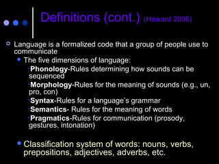 Intro to language | PPT