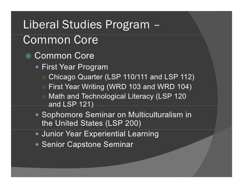 Introduction to the College of Liberal Arts and Sciences - Curriculum…