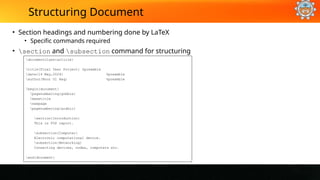 Introduction to LaTeX9very important ).. | PPT