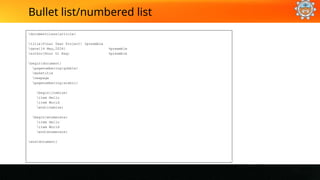 Introduction to LaTeX9very important ).. | PPT