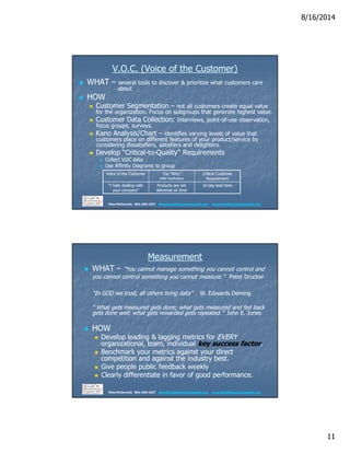 Introduction to LEAN (handout) | PDF