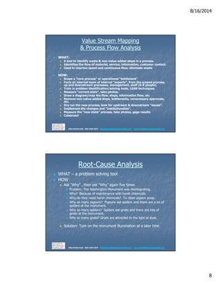 Introduction to LEAN (handout) | PDF