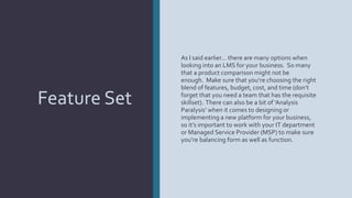 Intro to Learning Management Systems (LMS) | PPT