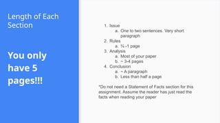 Introduction to Legal Writing: A Skills Practicum | PPTX