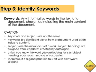 Introduction to Library Research Skills | PPTX