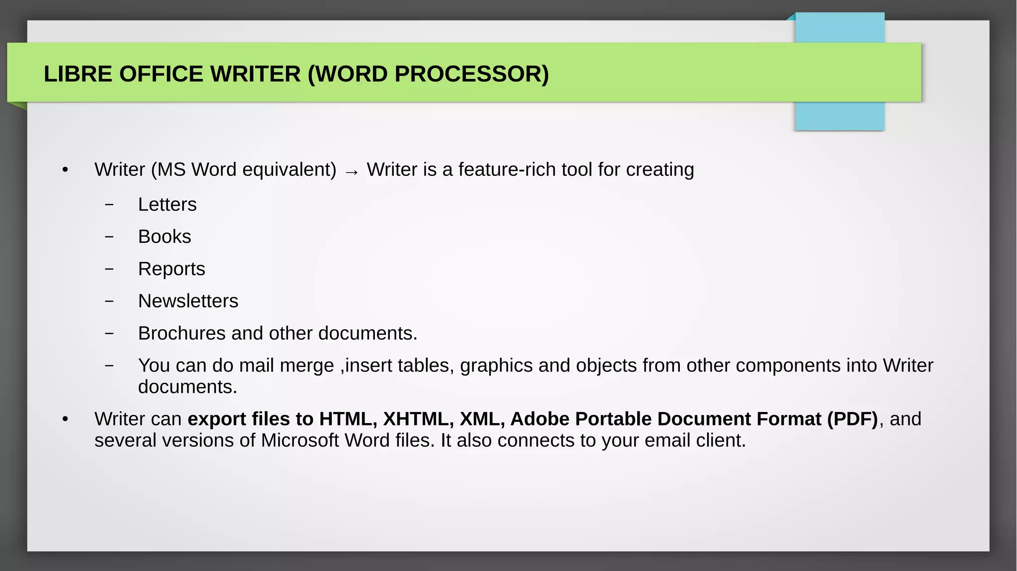Intro to libre_office | PDF