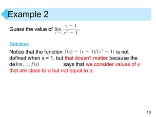 Introduction to limits and Continuity.ppt