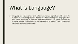 Intro to ling Lec I.pptx (Process of Communication) | PPT