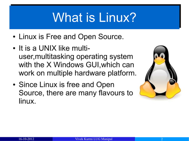 Intro to linux | PPT
