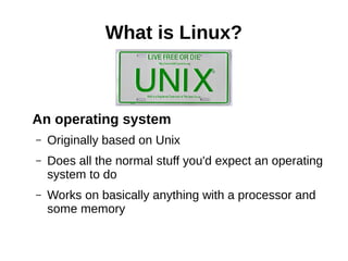 Introduction to Linux | ODP
