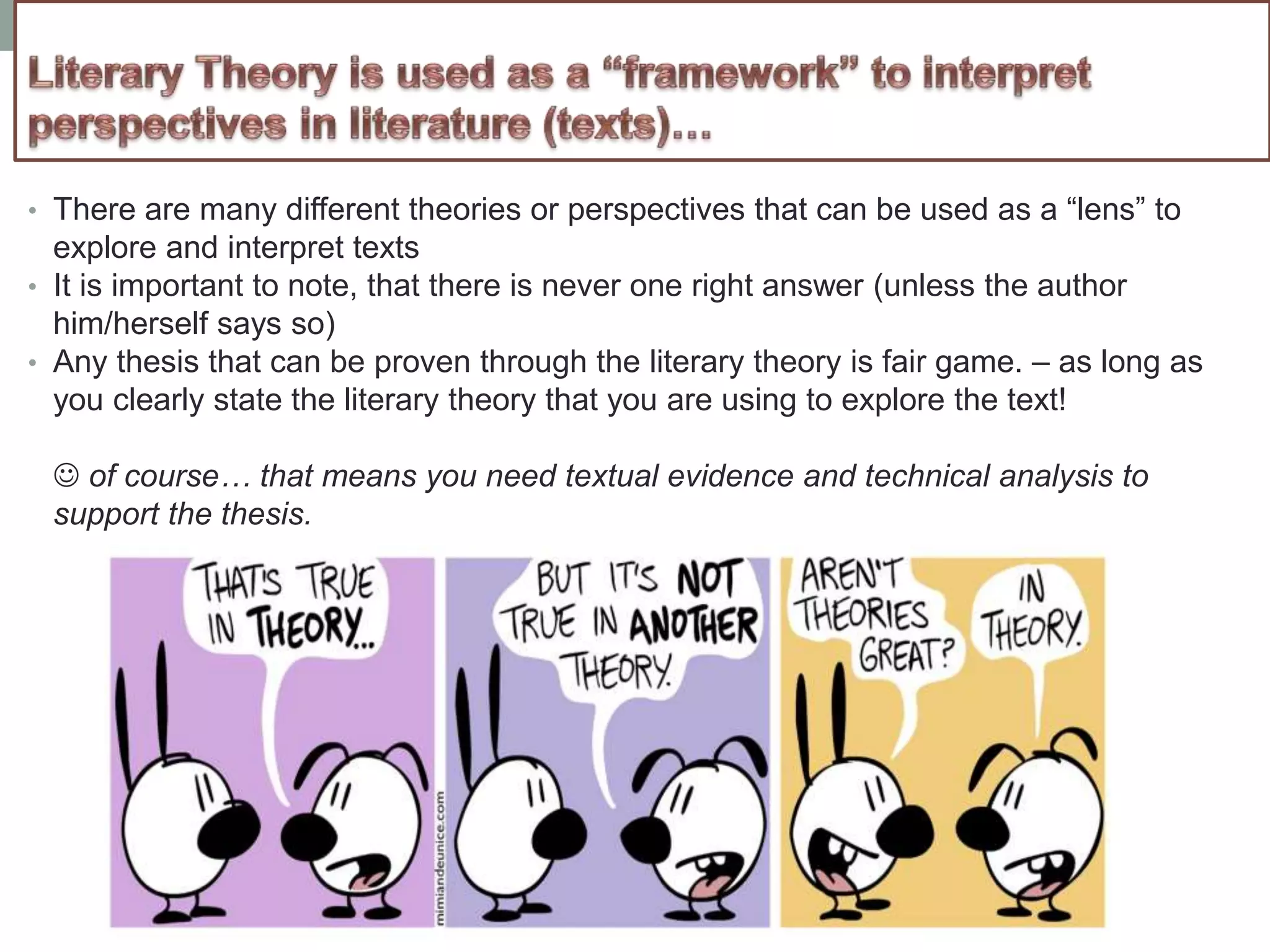 Intro to literary theory | PPTX