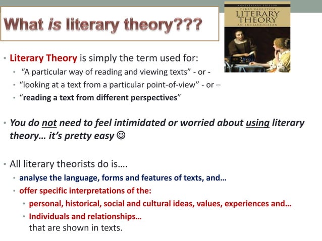 Intro to literary theory | PPTX