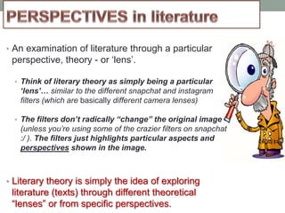 Intro to literary theory | PPTX