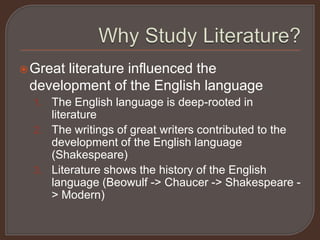 Intro to Literature | PPTX