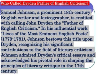 An Introduction to Literary Criticism for high school students | PPT