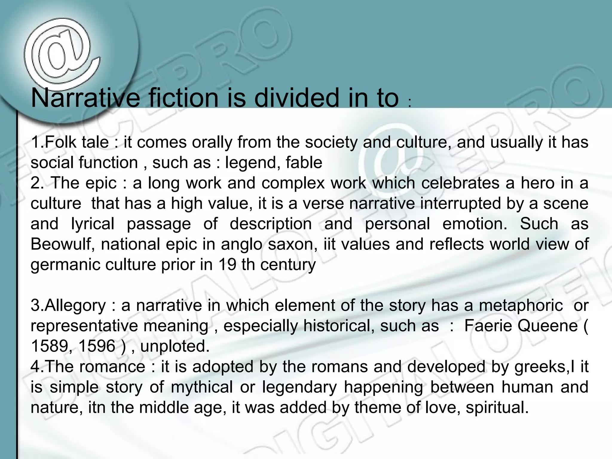 Introduction to English literature | PPT