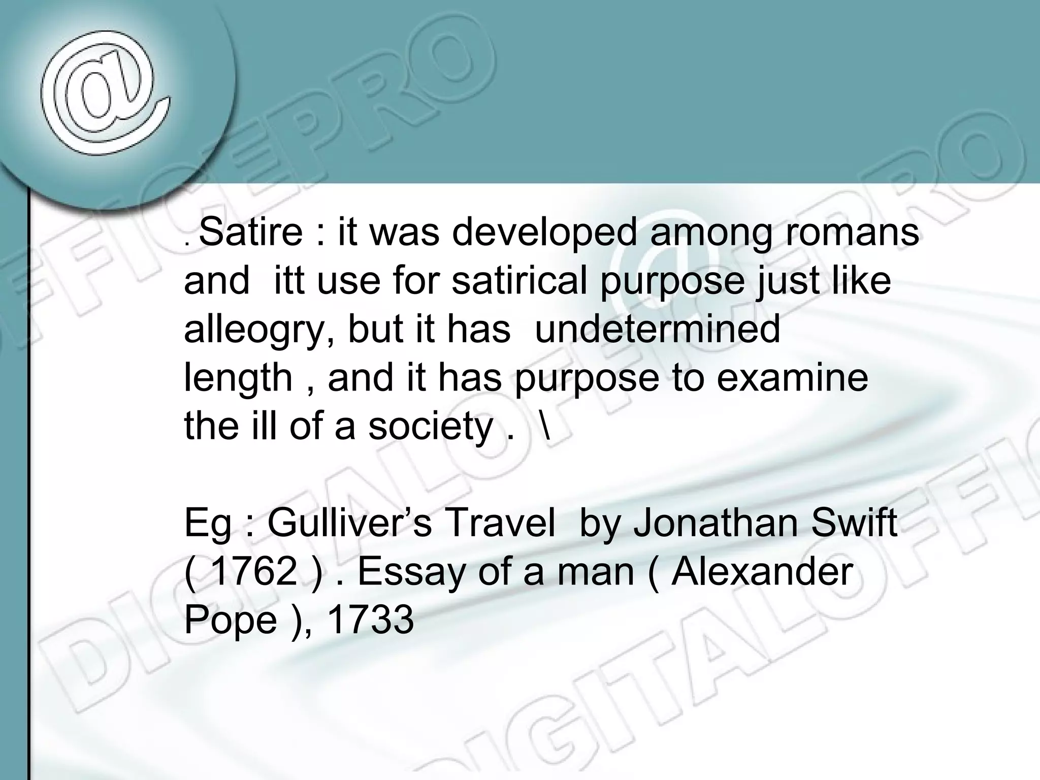 Introduction to English literature | PPT