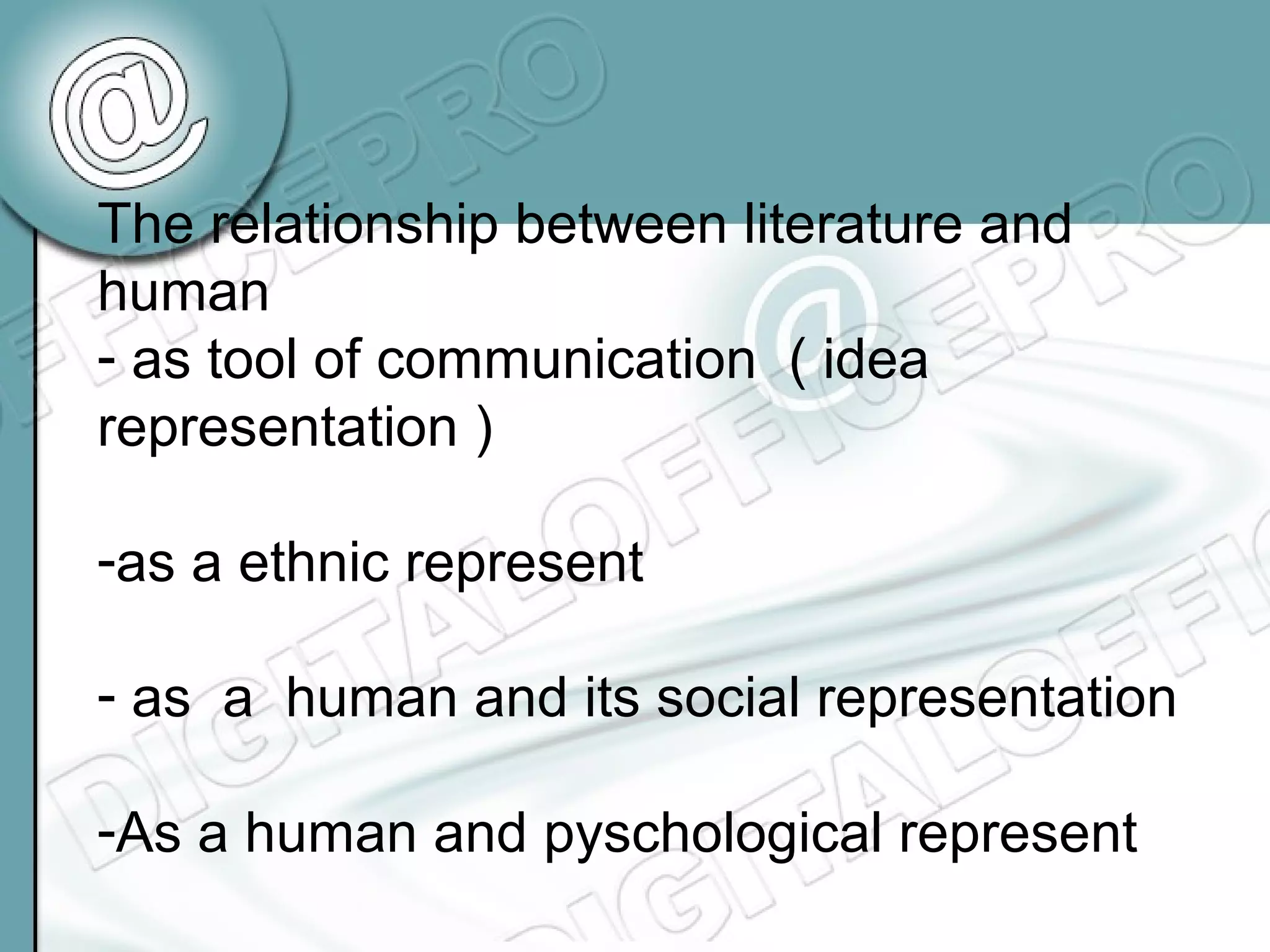 Introduction to English literature | PPT