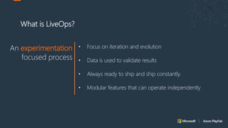 Intro to liveops | PPTX