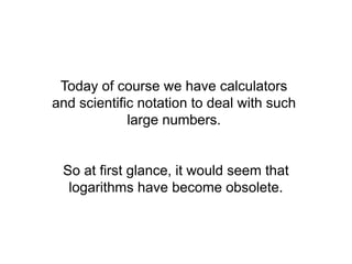 Introduction to Logarithms. Defining logarithm | PPT