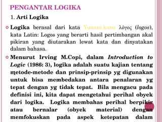 Intro To Logic | PPT