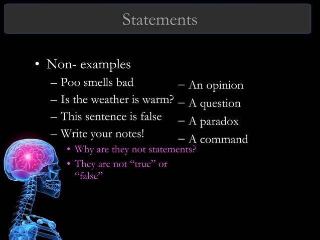 Intro to logic | PPT