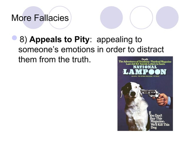 Intro to Logical Fallacy English 10 .ppt