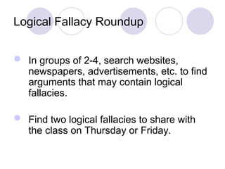 Intro to Logical Fallacy English 10 .ppt | Free Download