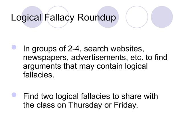 Intro to Logical Fallacy English 10 .ppt
