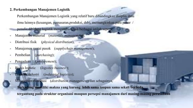 Intro to logistics | PPT