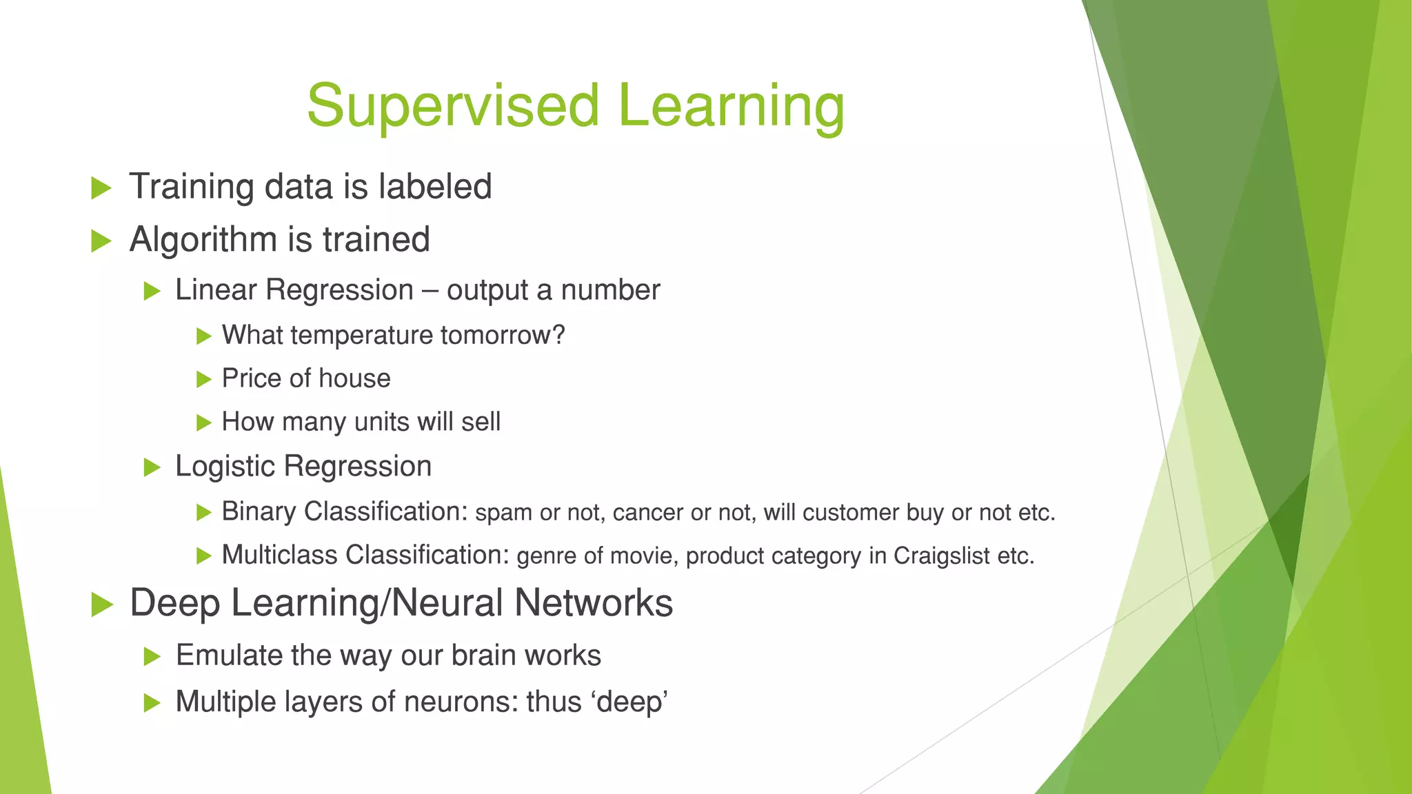 Intro to machine learning | PPT