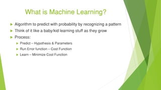 Intro to machine learning | PPT
