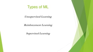 Intro to machine learning | PPT