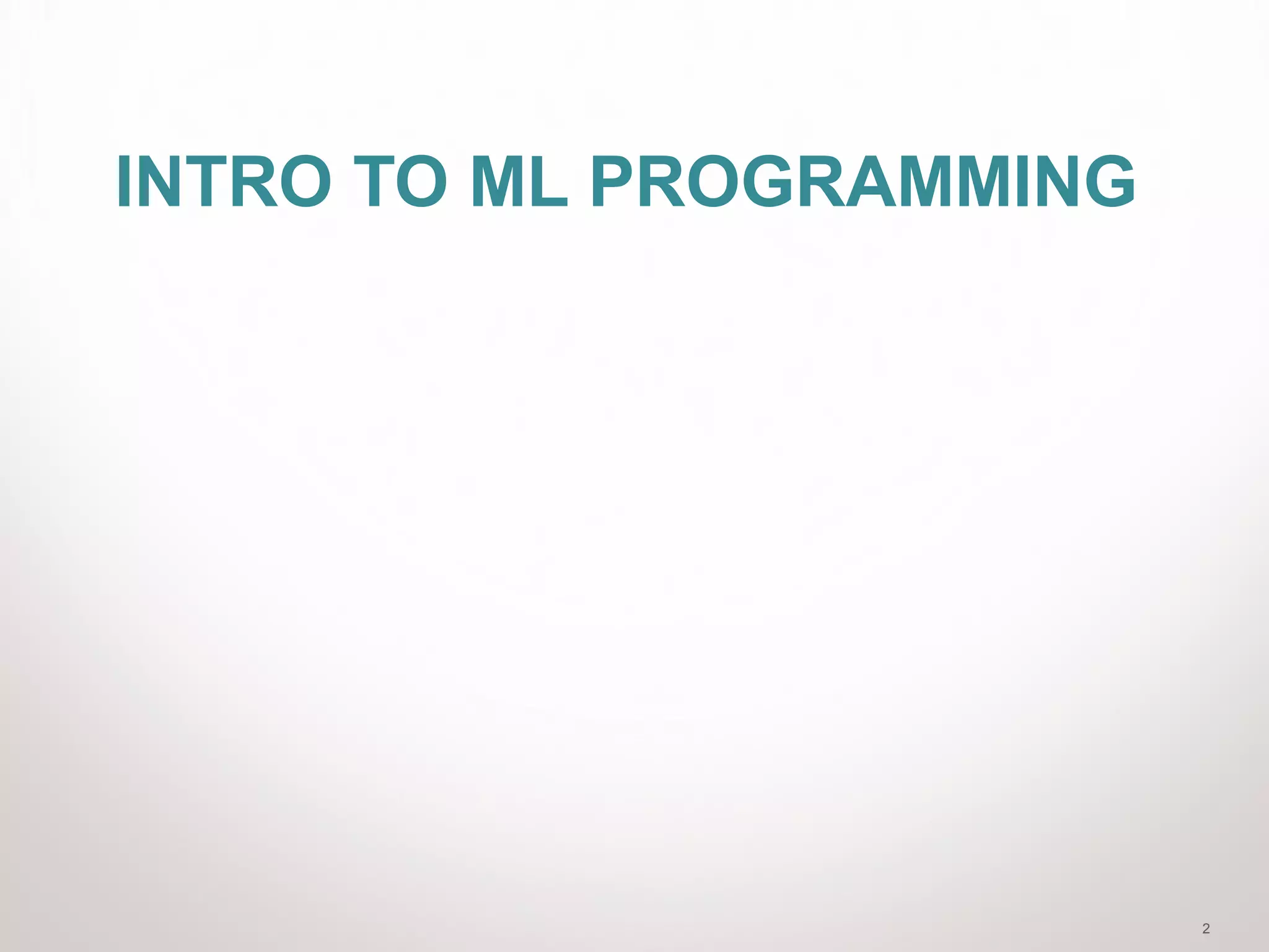 Intro To Machine Learning With Scikit Learn Ppt