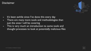 Introduction to Malware Analysis | PPT