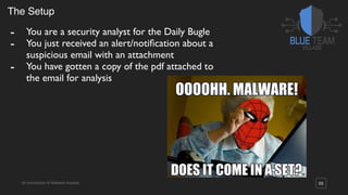 Introduction to Malware Analysis | PPT