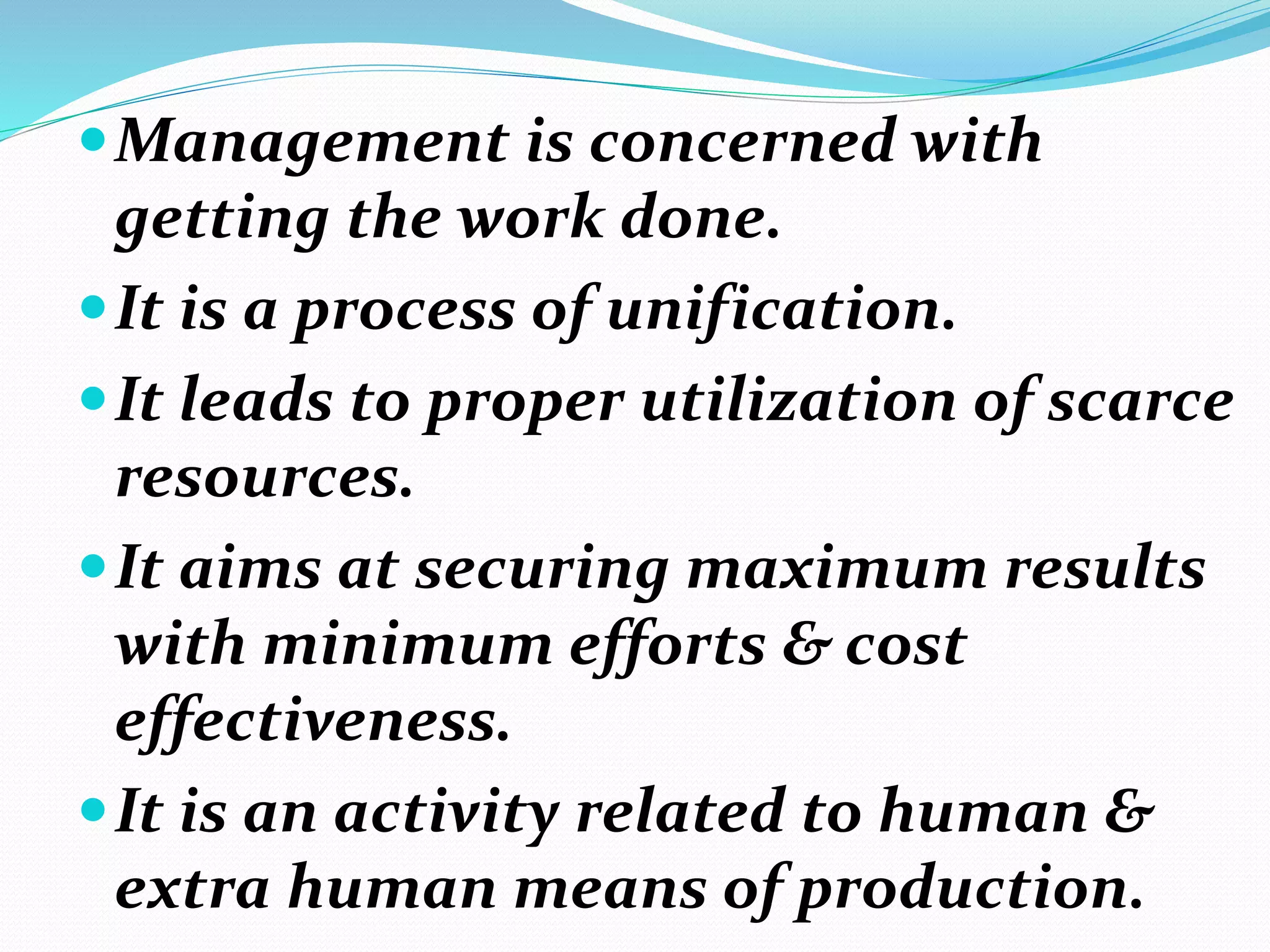 INTRODUCTION TO MANAGEMENT | PPT