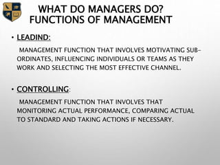Principle of Management | PPT