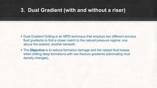 Introduction to manage pressure drilling | PPTX