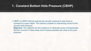 Introduction to manage pressure drilling | PPTX