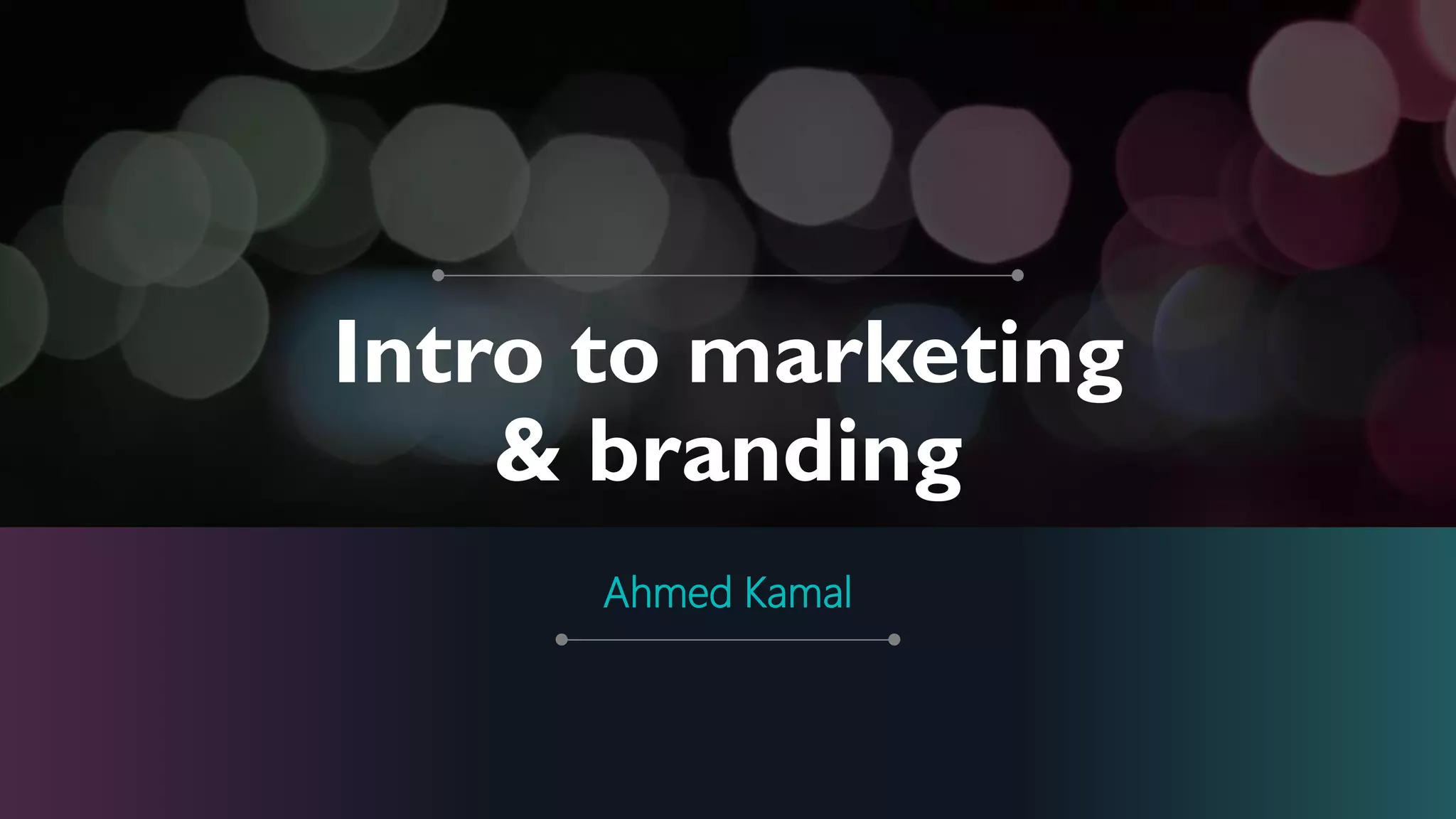 Intro to marketing and branding | PDF