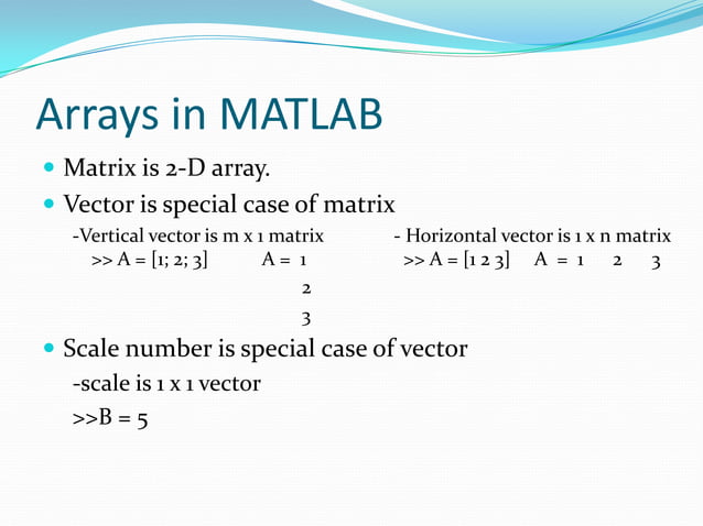 Intro To Matlab Pptx Programming Languages Computing