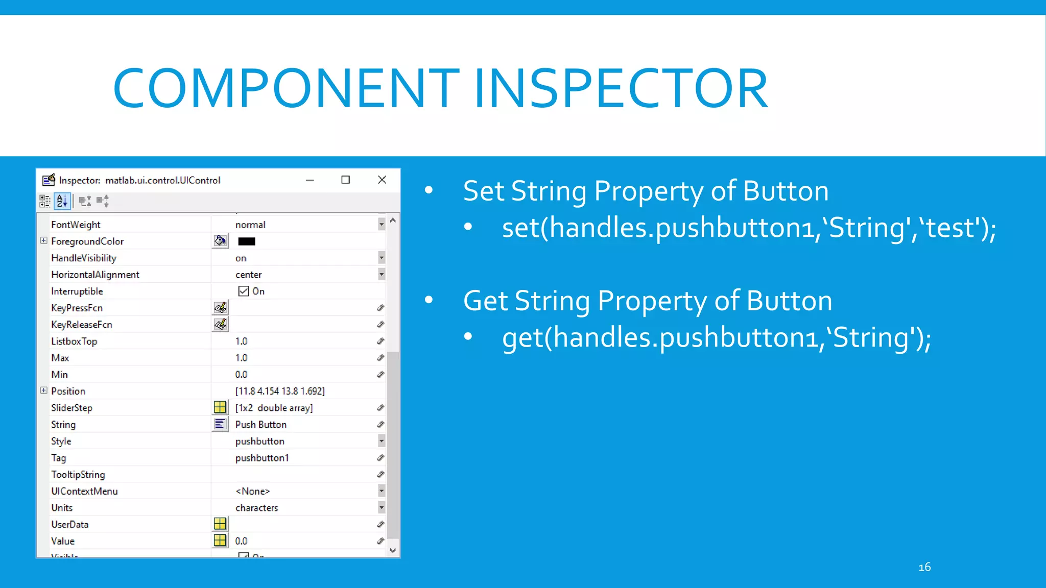 Intro to MATLAB GUI | PPTX
