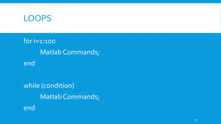 Intro to MATLAB GUI | PPTX