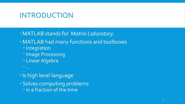 Intro to MATLAB GUI | PPTX