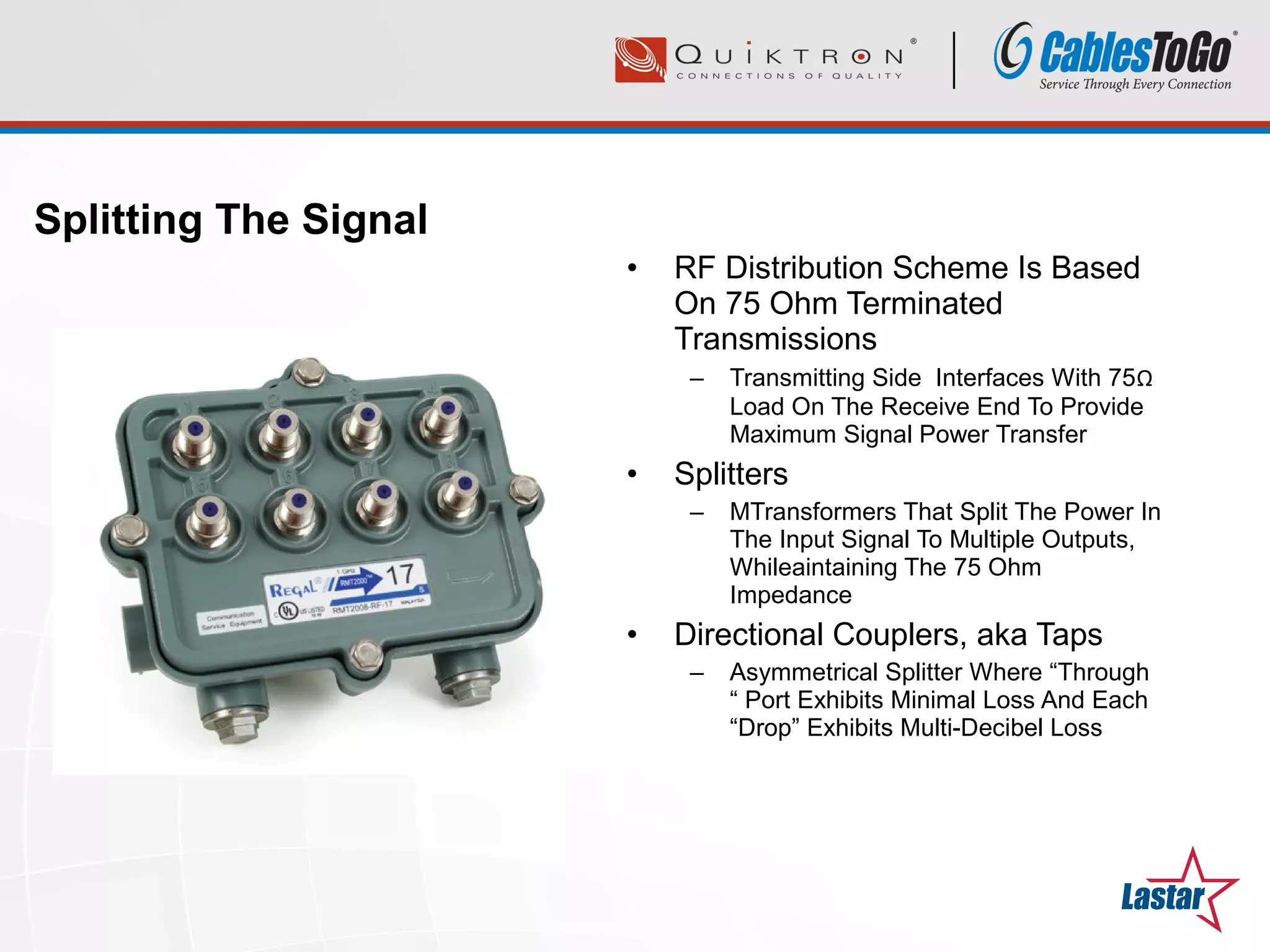 An Introduction and Overview of MATV Technology | PPT