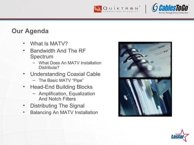 An Introduction and Overview of MATV Technology | PPT | Digital Audio ...