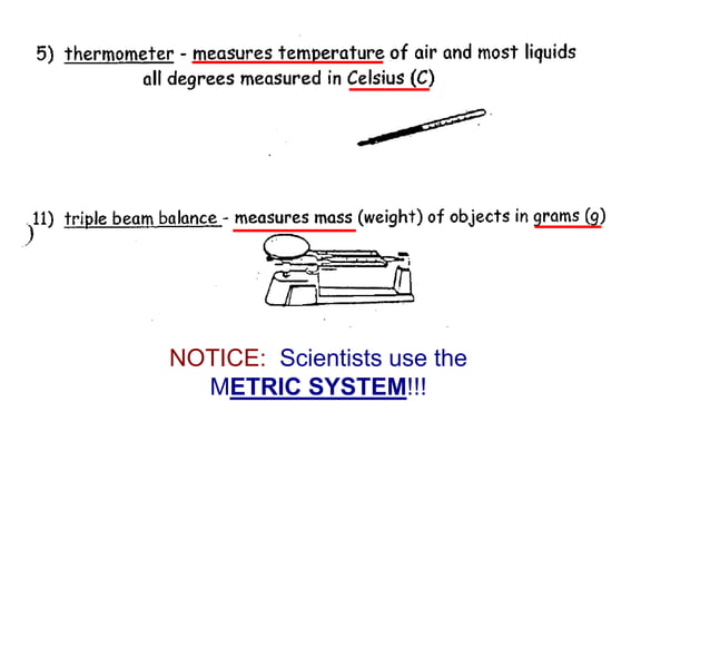 Intro to measurement and ruler notes | PPT