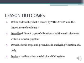 Intro to mechanical vibrations | PPTX