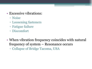 Intro to mechanical vibrations | PPTX